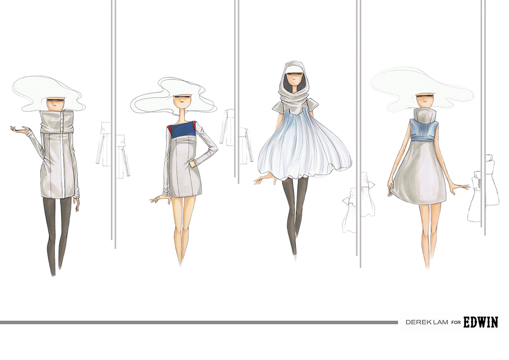 Visuels des étudiants en Stylisme Mode et Modélisme de CREAPOLE